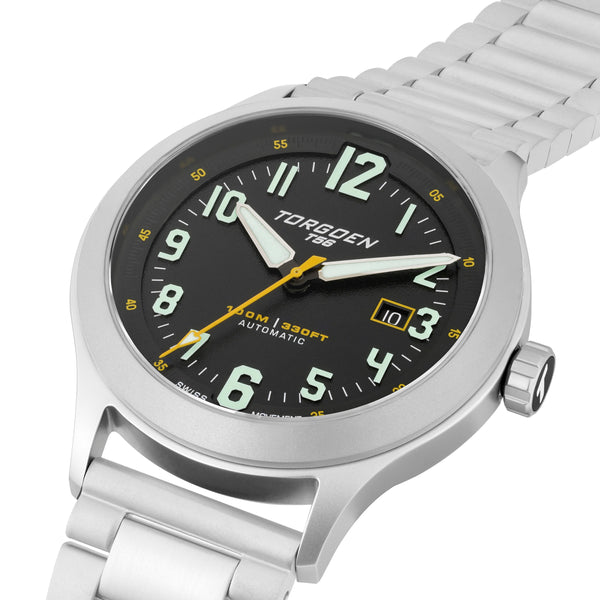 T56 Automatic | 44mm, Stainless Steel Bracelet – Torgoen